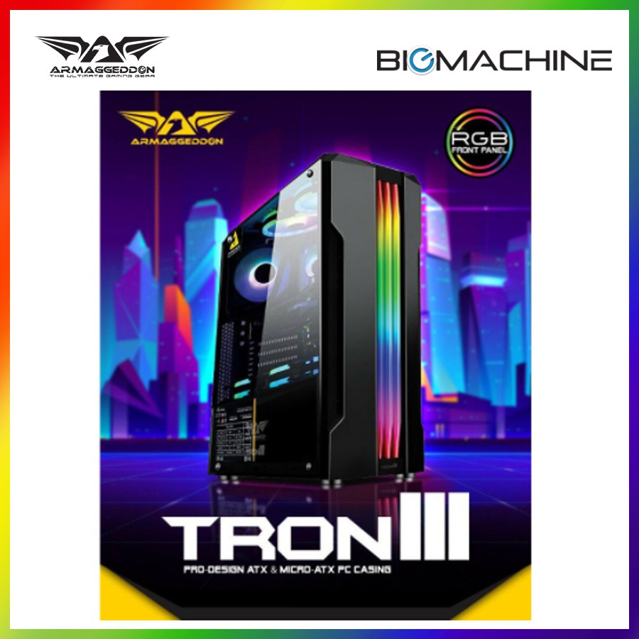 Armaggeddon Tron III | Tron VII - ATX Gaming PC Case with Tempered ...