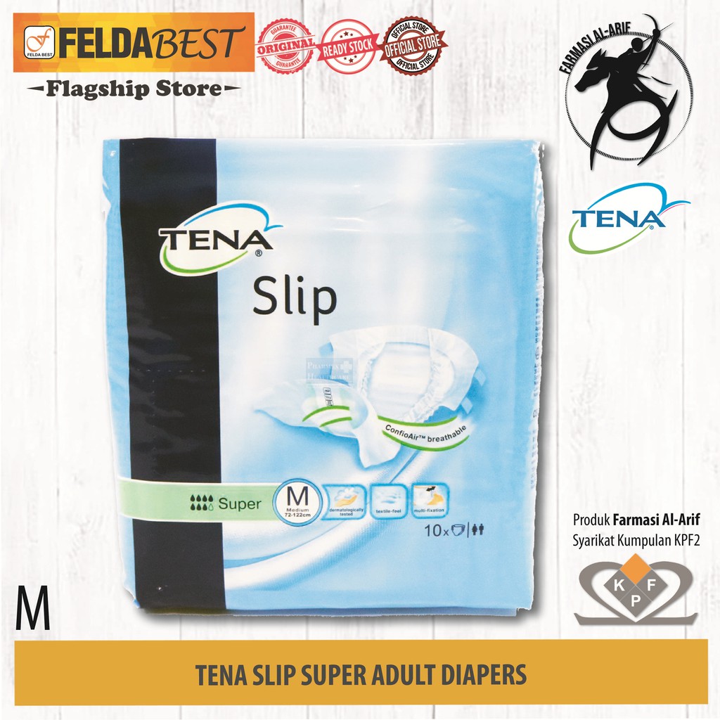 TENA Slip Super Adult Diapers (M10, L10) | Shopee Malaysia
