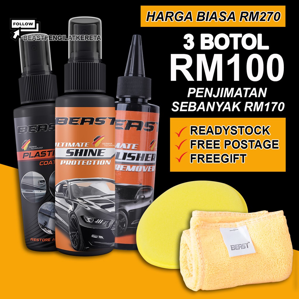 Original Beast ️Beast Coating / Beast Plastic Coating / Beast Polisher ...
