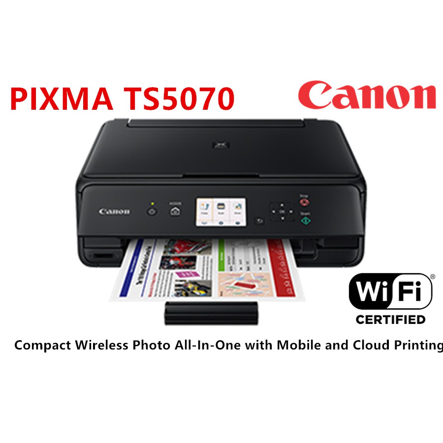 Canon Pixma TS5070 All In One Printer ( Print / Scan / Copy / WiFi ...