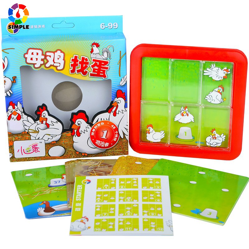 SmartGames Chicken Shuffle Educational game for kids gifts | Shopee ...