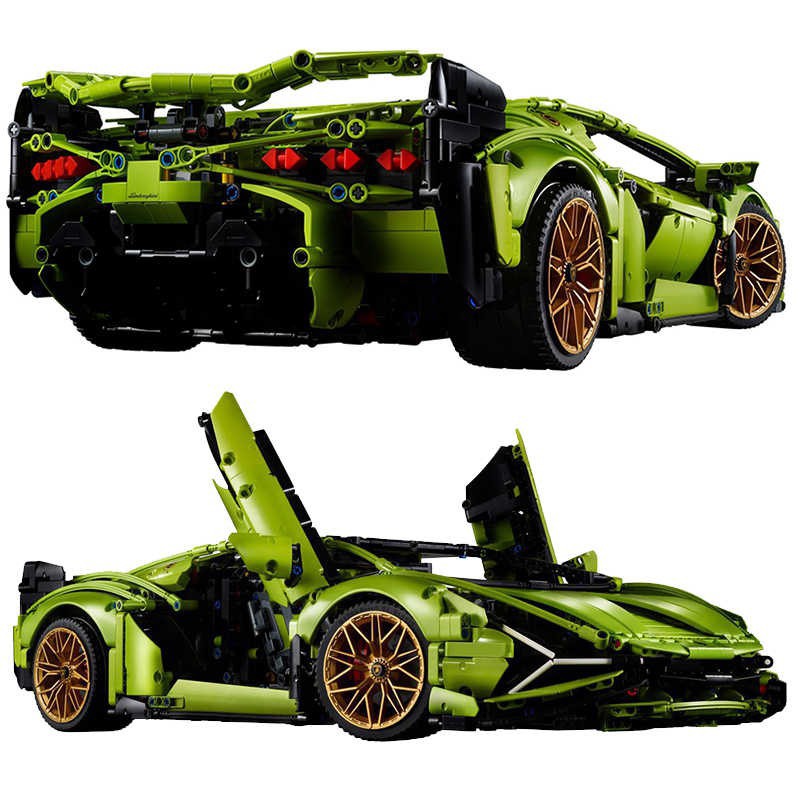TECHNIC GREEN LAMBORGHINI SIAN FKP 37 BUILDING BLOCKS (56001) | Shopee ...