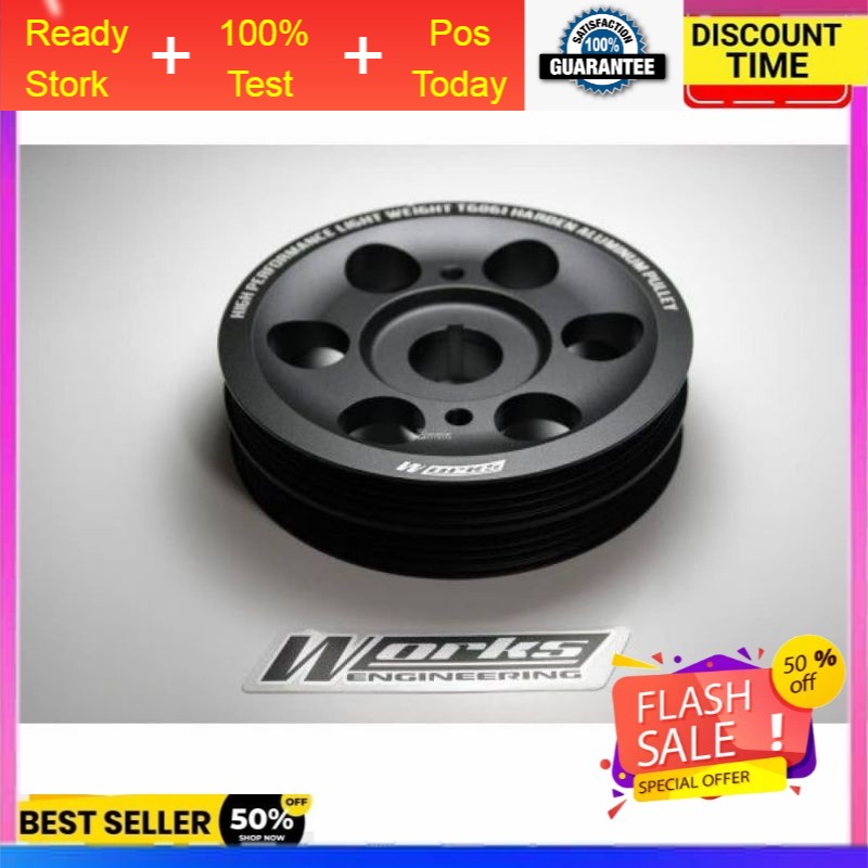 Works Engineering Light Weight Crank Pulley Mini Cooper R53 Super ...