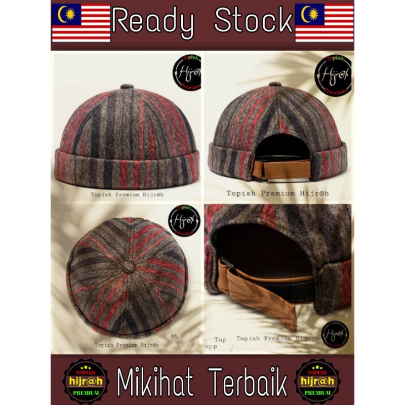Mikihat Kopiah viral padu Topiah premium hijrah merah x hitam Sailor ...