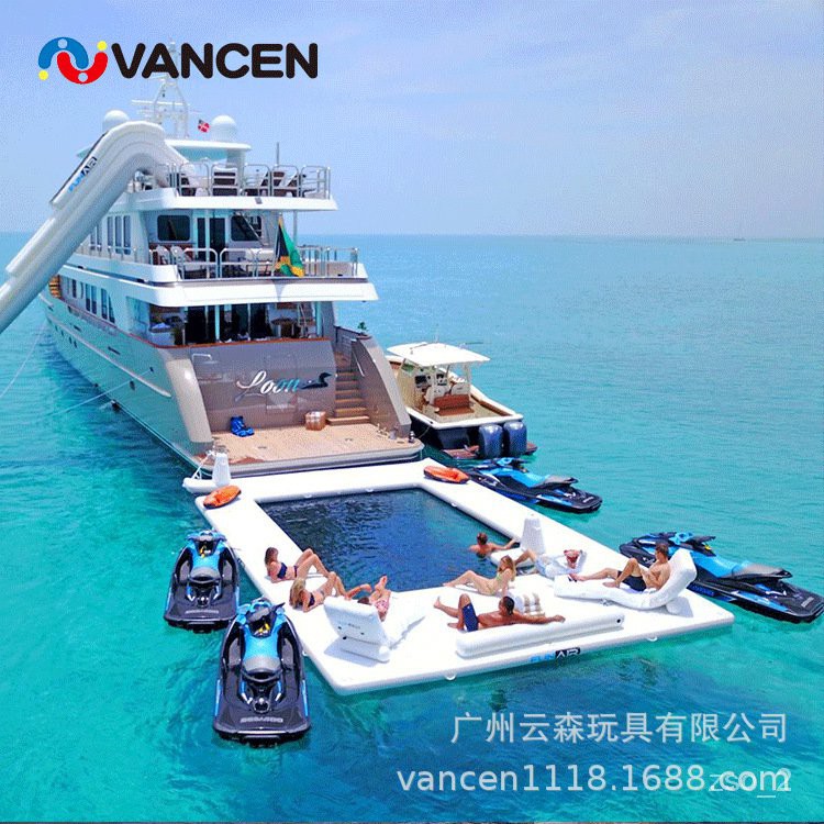 Sea Net Bed Inflatable Float Drowning Water with Yacht??Float Floating ...