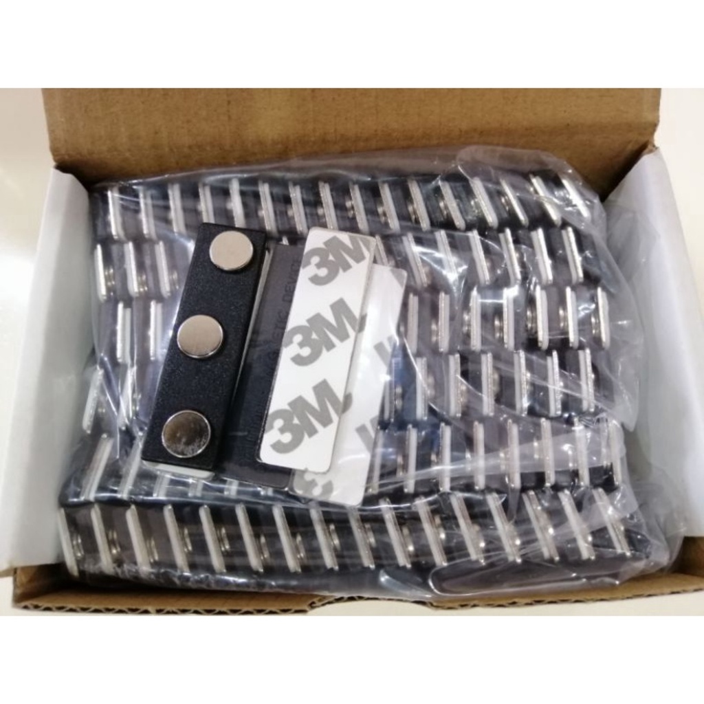 Strong Magnet 3butang for Badge Name Tag | Shopee Malaysia