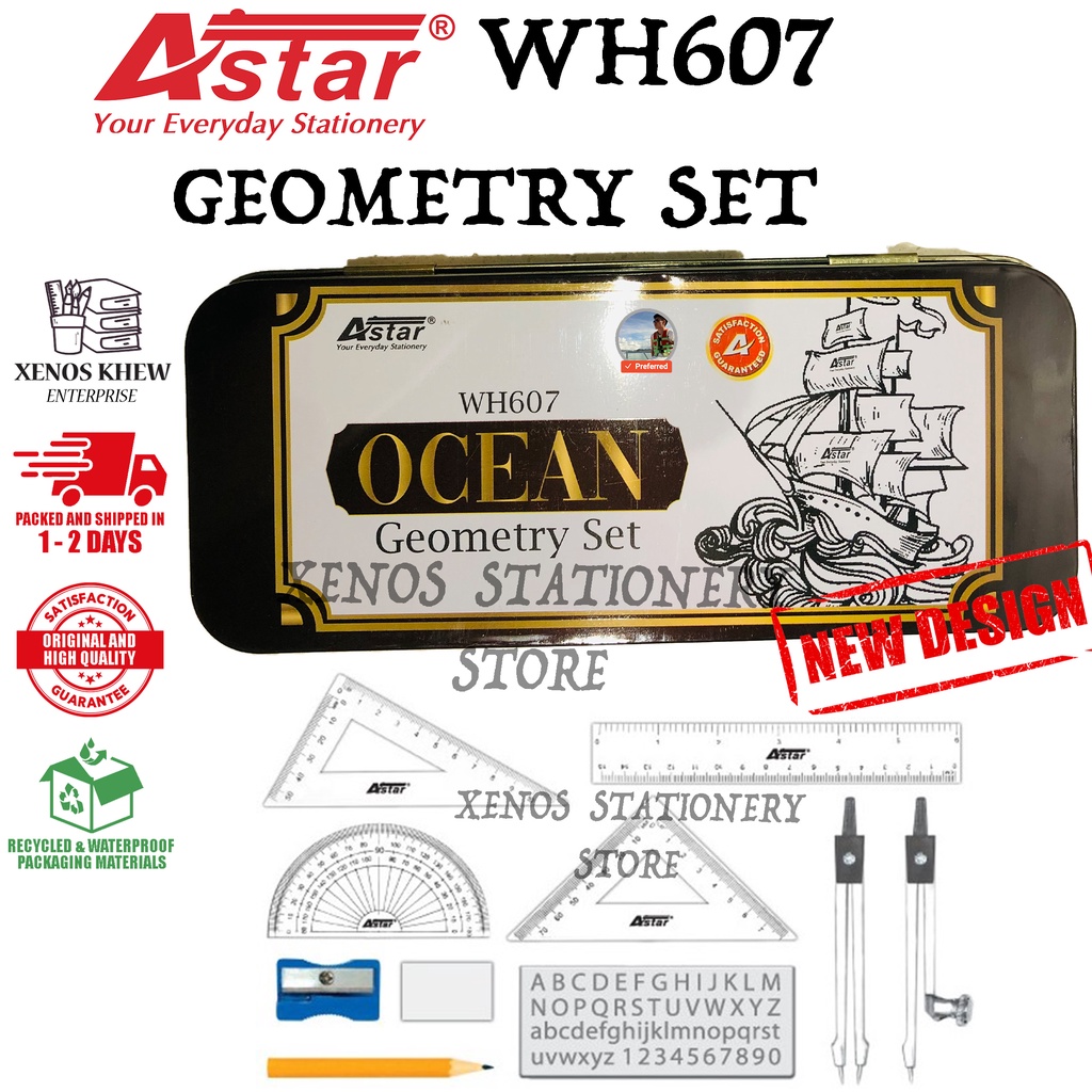 ASTAR OCEAN GEOMETRY SET WH607 / ASTAR WH607 OCEAN GEOMETRY SET (READY ...
