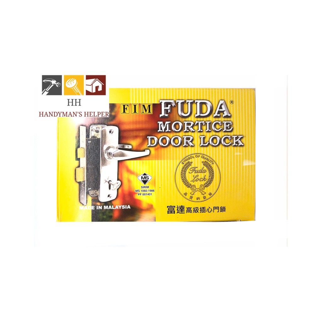 FUDA 2822 MORTISE DOOR LOCK KUNCI PINTU KUNCI FUDA 插芯门锁 | Shopee Malaysia
