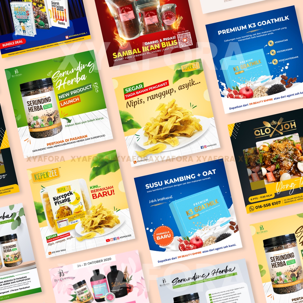 Instagram Poster, Shopee Shop Decoration, Facebook Poster, Editable ...