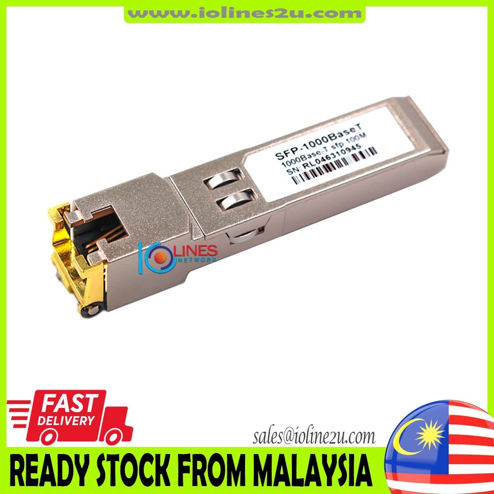 1000Mbps SFP to RJ45 Gigabit Copper Module Transceiver Network ...