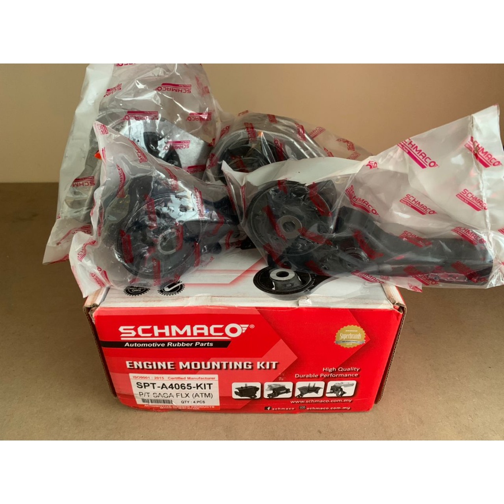 SCHAMCO ENGINE MOUTING KIT SET PROTON SAGA FLX AUTO/MANUAL | Shopee ...