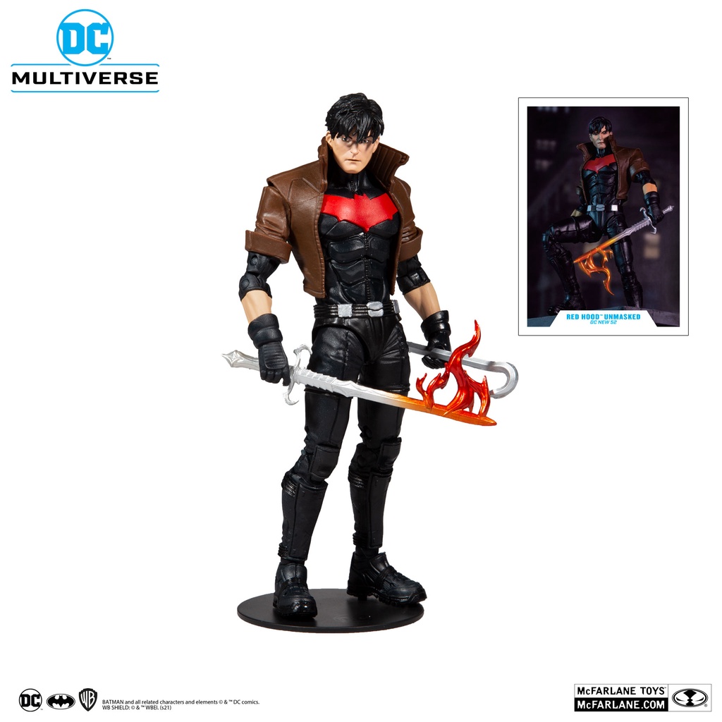 (Ready Stock) Mcf RED HOOD UNMASKED GOLD LABEL Mcfarlane Toys DC ...