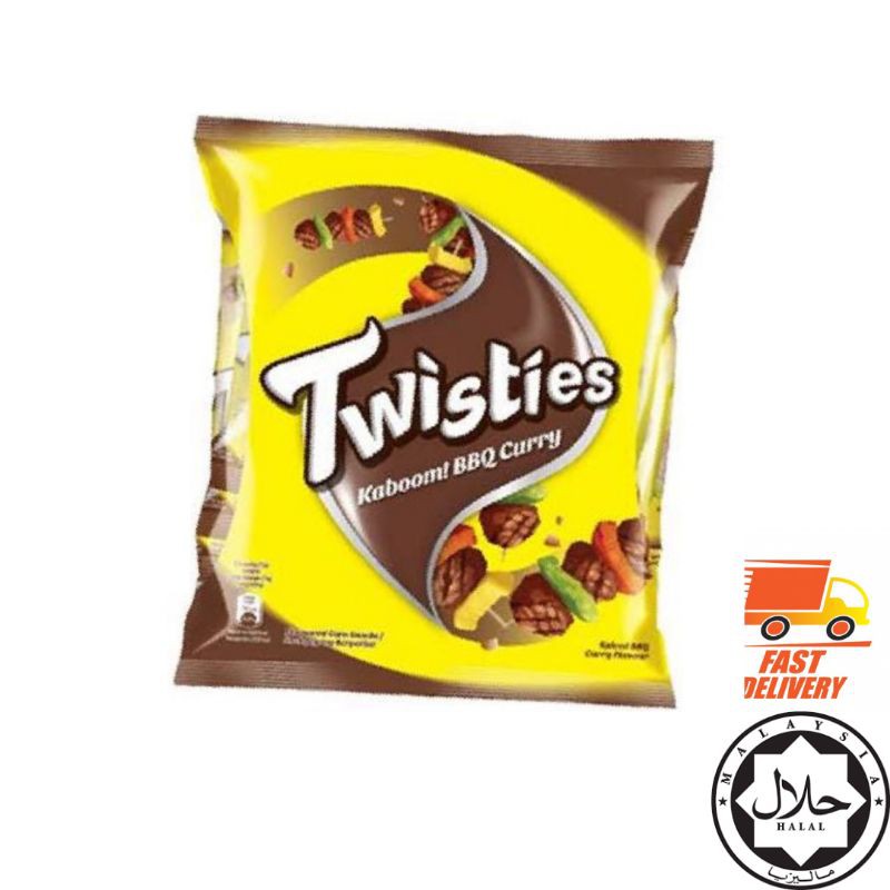 [READY STOCK] Twisties Bbq Curry 15g (jajan/kudapan/snek/snacks/keropok ...