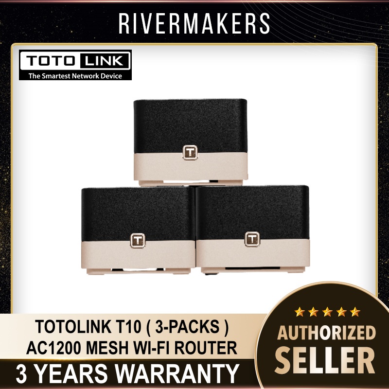 Totolink T10 AC1200 Mesh Wifi Smart Gigabit Router With Wave2 Mu-Mimo ...