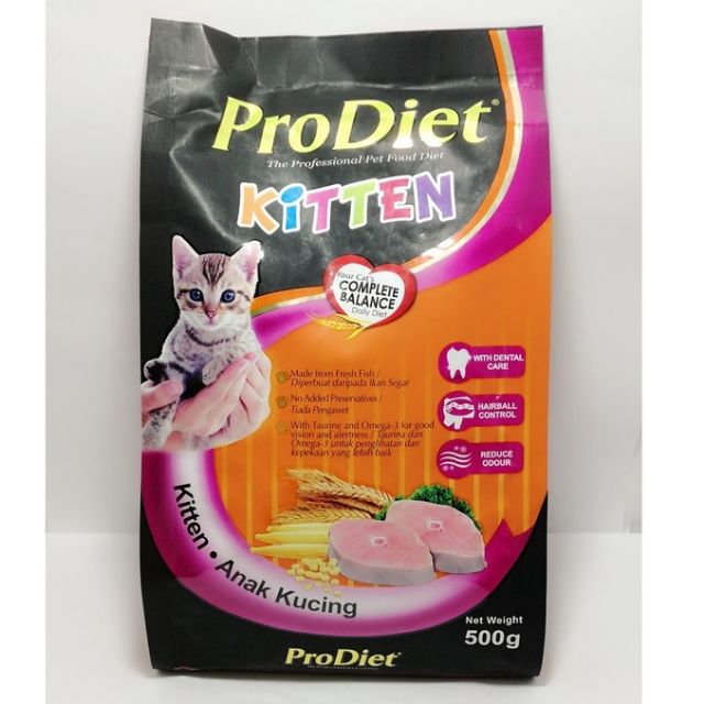 ProDiet Kitten Anak Kucing (500g) | Shopee Malaysia