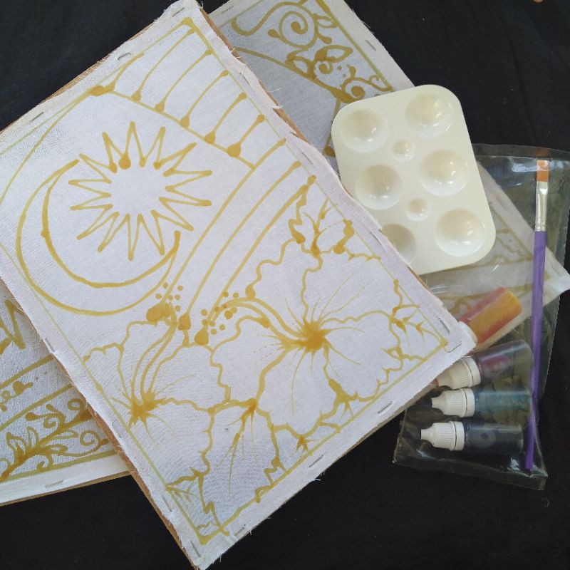 Jalur Gemilang Malaysian Flag Batik Canting Colouring Kit DIY Handmade ...