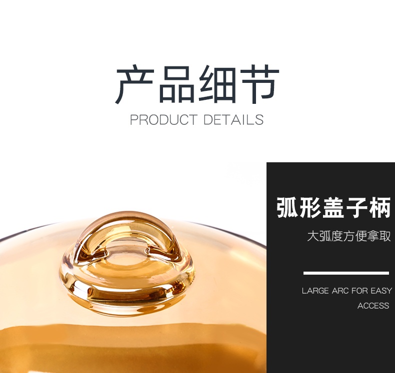 (GSF)Square Tempered Amber Glass Casserole 2.5LT☆☆Not Suitable For ...