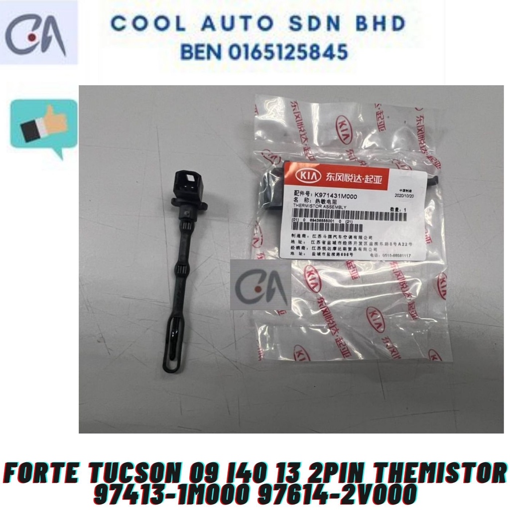 🔥READY STOCK 🔥FORTE TUCSON 09 I40 13 2PIN THEMISTOR 97413-1M000 97614 ...