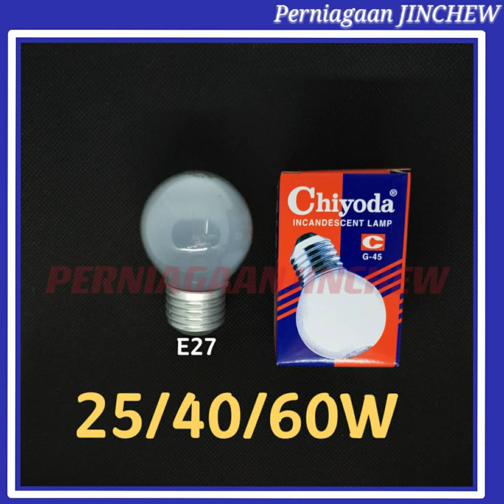 CHIYODA 25W / 40W / 60W E27 Ping Pong Light Bulb | Shopee Malaysia