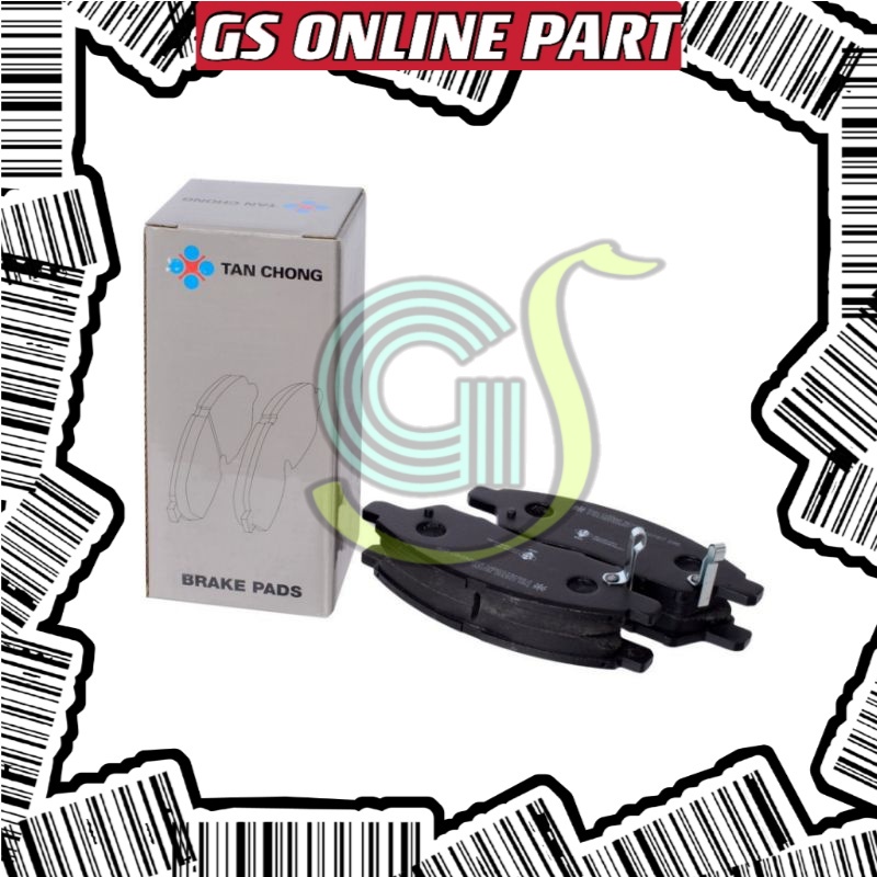 Front Disc Brake Pad ORIGINAL Nissan Almera Grand Livina Latio L10 TANCHONG D1060-ED500-MY SET ...