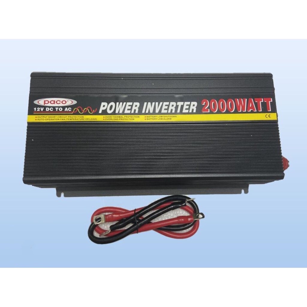 PACO PI-2000 Power Inverter (DC 12V to AC 2000W) | Shopee Malaysia