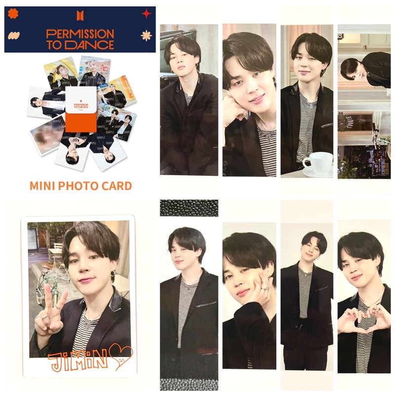[Ready Stock] 💖 BTS PTD Mini Photo Card Official (Jimin) 💖 | Shopee ...