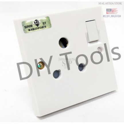 DIY.Tools PLUG SOCKET 15A 3PIN (SAFETY SIRIM PRODUCT) Palam dalaman ...