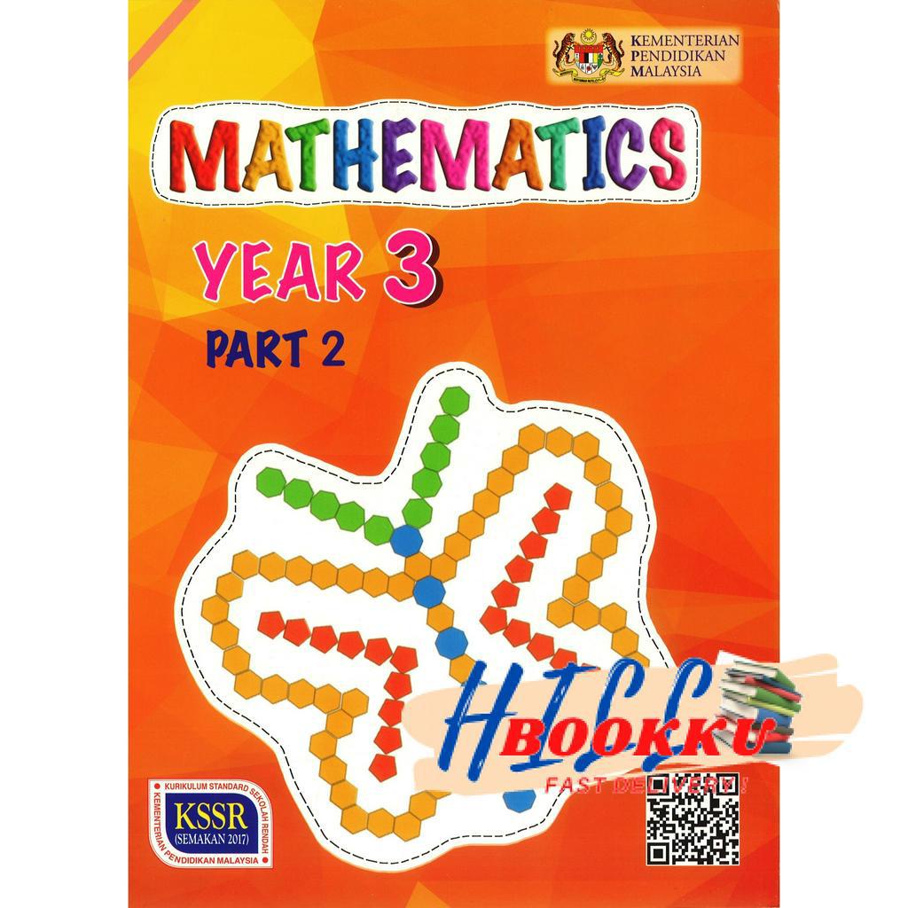 BUKU TEKS MATHEMATICS YEAR 3 PART 2 (ENGLISH VERSION) | Shopee Malaysia