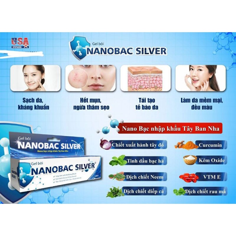 (effective)NANOBAC Silver topical tube imported from Spain (skin rash ...