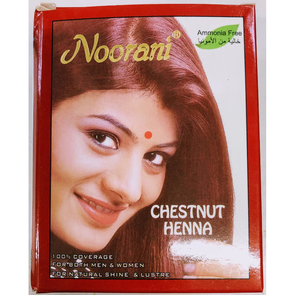 Hair henna Inai rambut Noorani 10g x 6 pcs | Shopee Malaysia