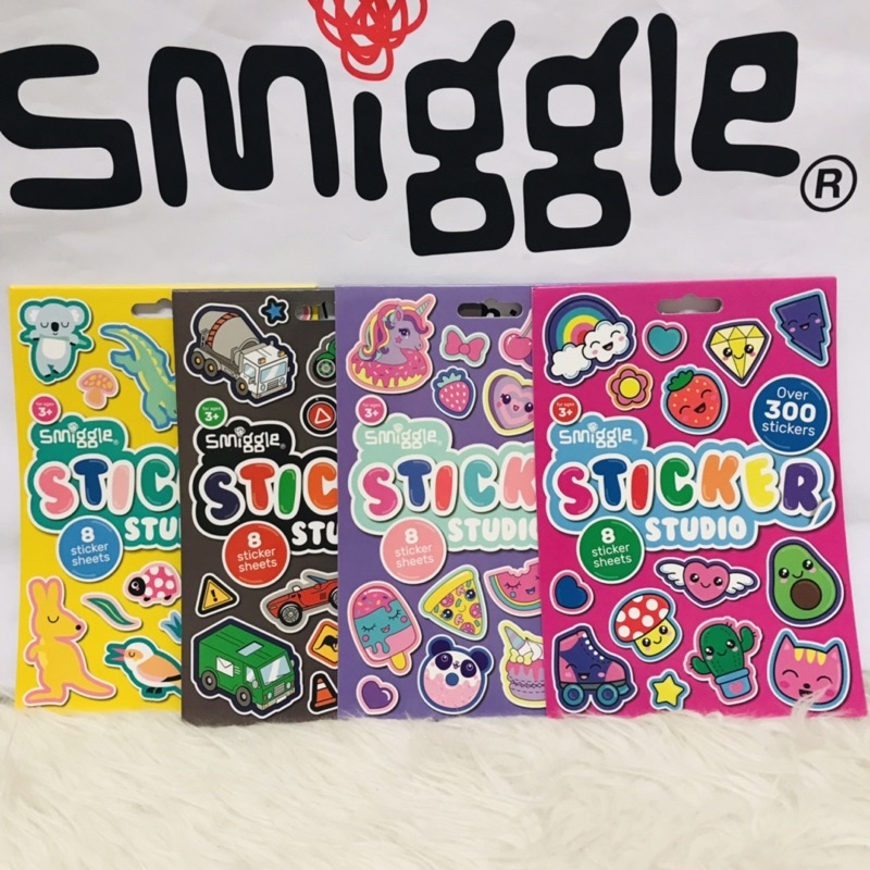 💯Authentic 💥 Smiggle 💥 Sticker Studio Book | Shopee Malaysia