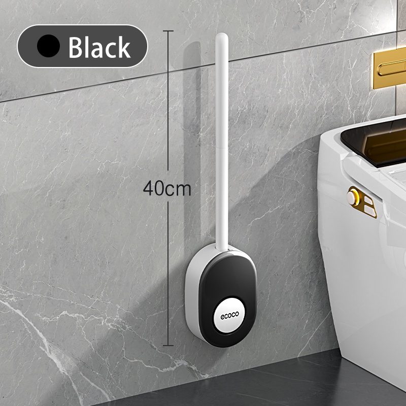 Ecoco Toilet Brush Silicone Wall Mounted Cleaning Brushes 360° Cleaner ...