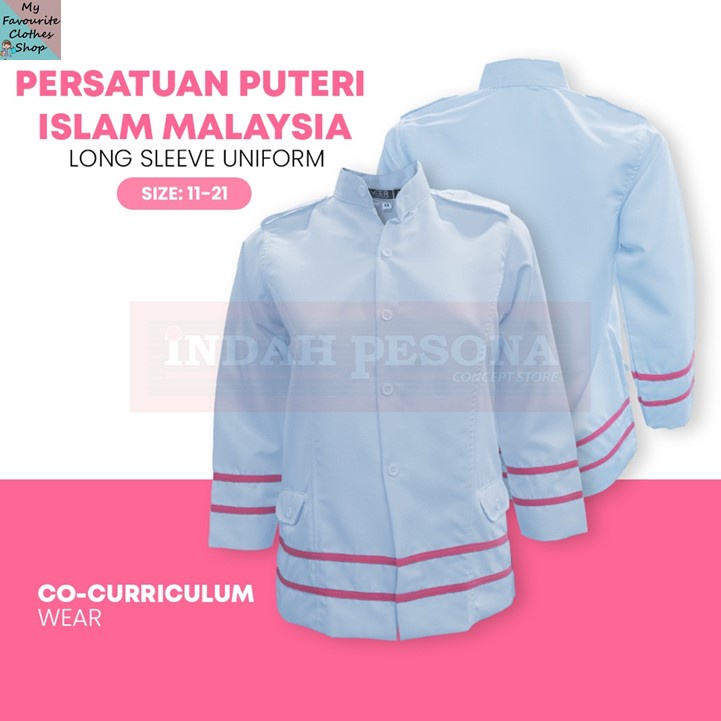 UNIFORM PERSATUAN PUTERI ISLAM MALAYSIA LONG SLEEVE | Shopee Malaysia