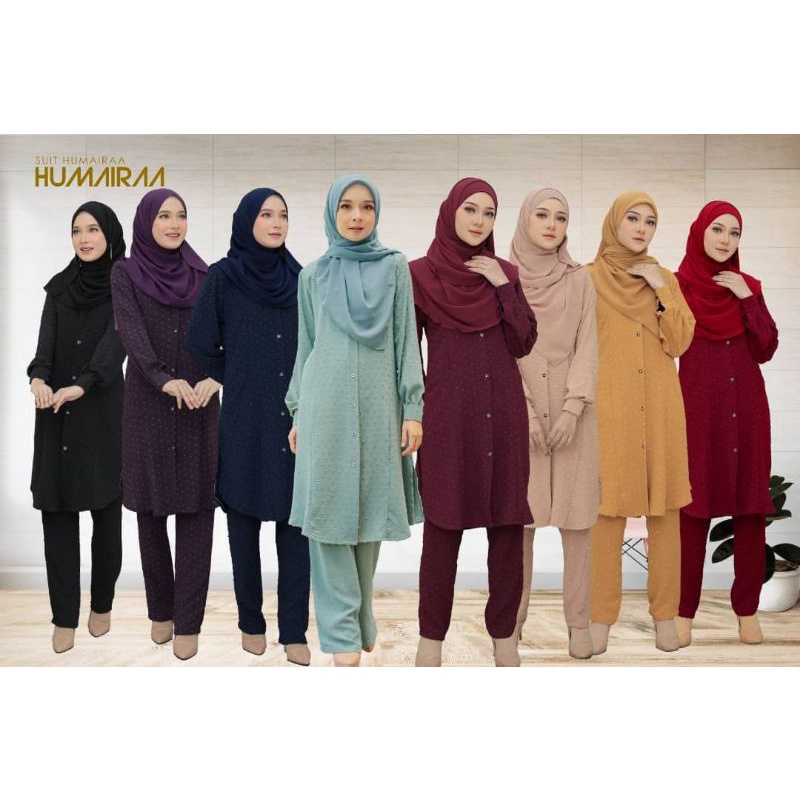 SUIT HUMAIRAA UMRAH / HAJI IRONLESS NURSING & WUDHUK FRIENDLY | Shopee ...