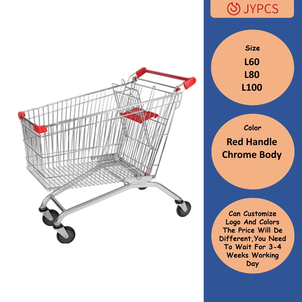 Shopping Trolley Supermarket /Shopping Trolley/Mall Trolley | Shopee ...