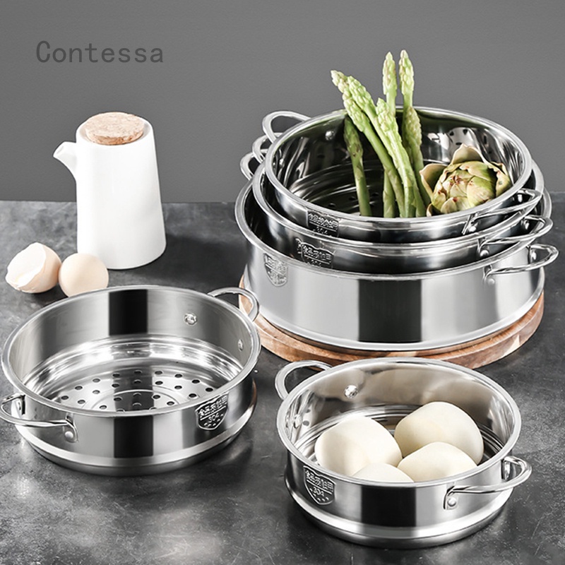 Small Steamer, Stainless Steel Steamer Insert for Cooking Pots, Pot ...