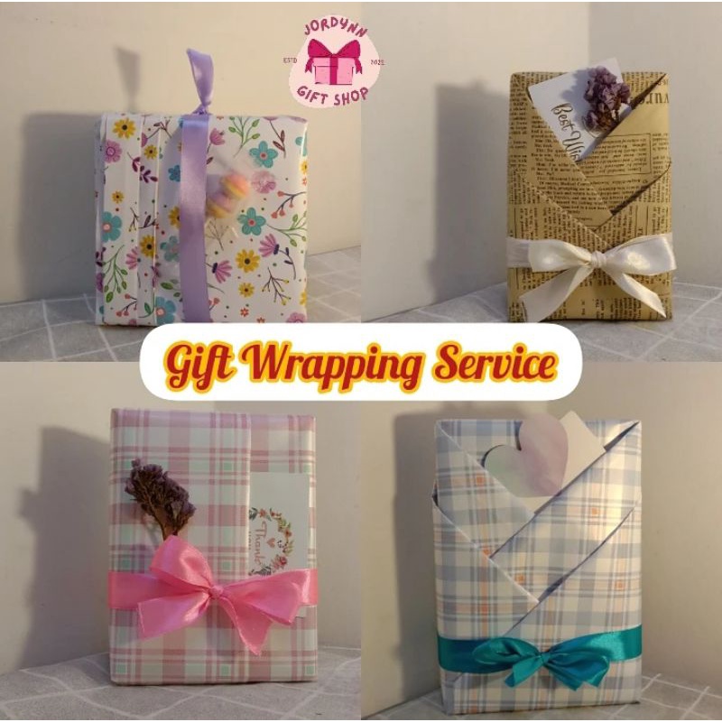 [ADD ON] Premium Elegant Surprise Gift Wrapping Service Package Mood ...