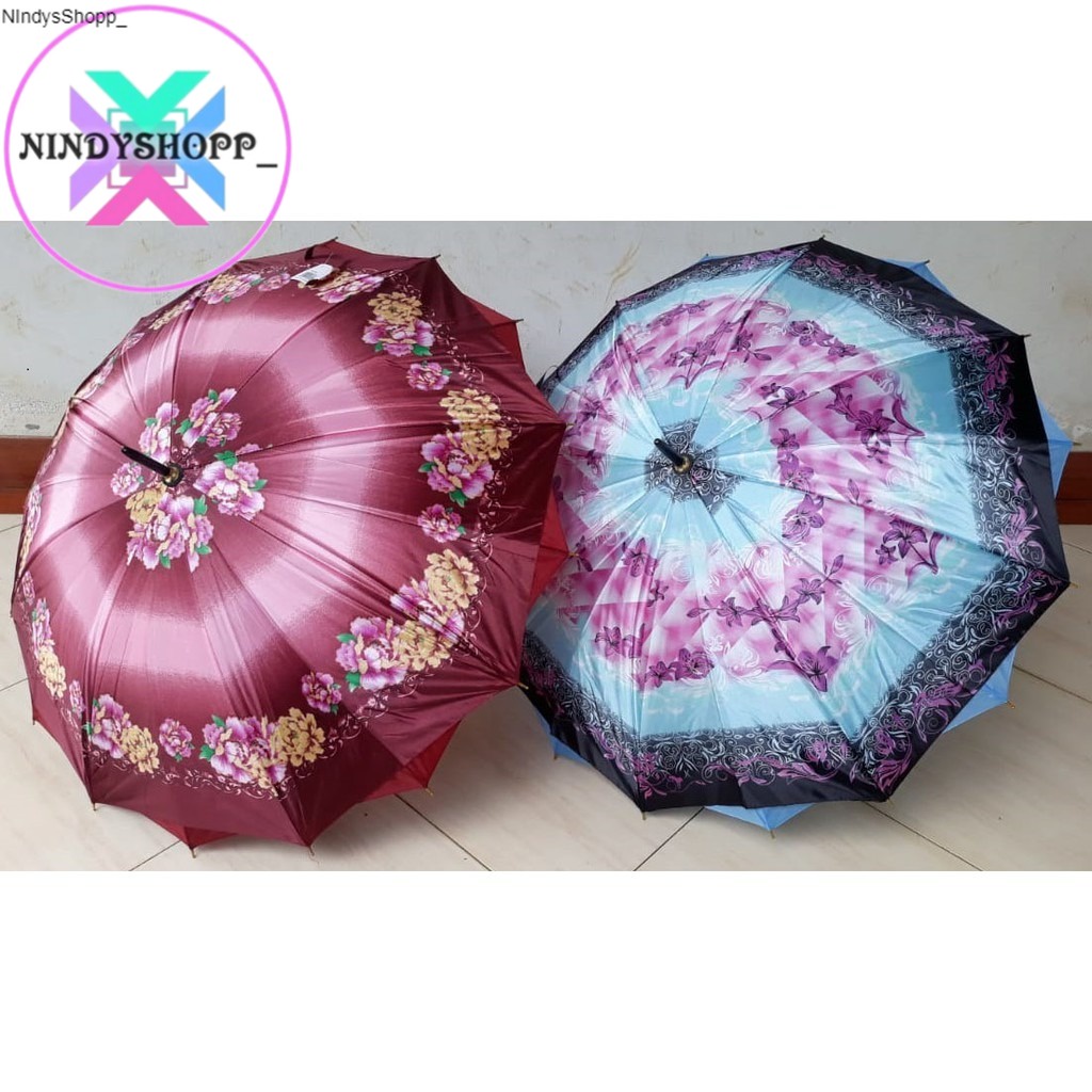 2-layer Sateen Double Layer Umbrella | Shopee Malaysia