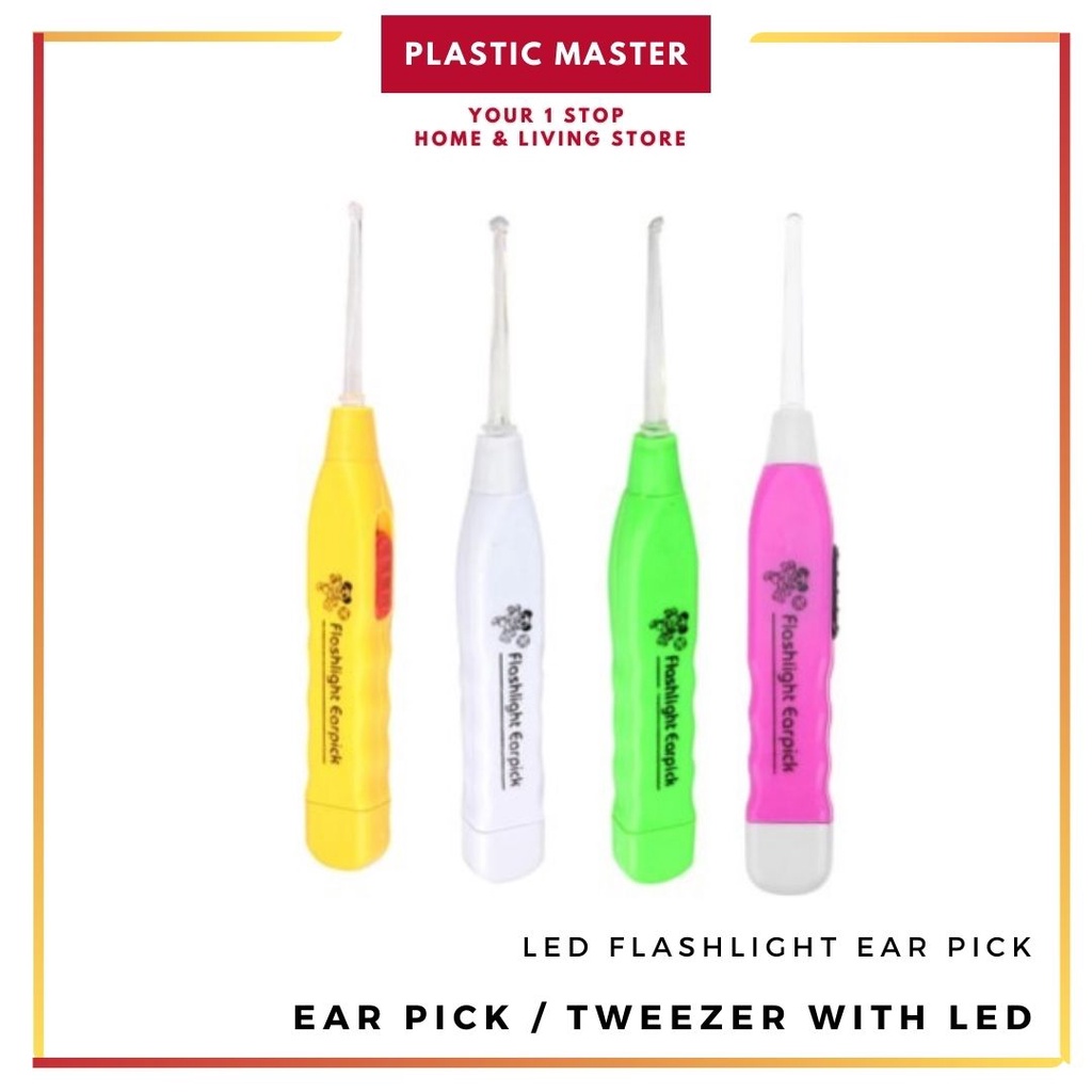 Ear Pick With LED Light Earwax Remover Luminous Earpick Cleaning Ear ...