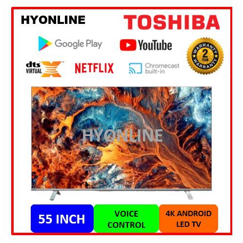 {BUBBLE WRAP} 55C350KP - TOSHIBA 55" 4K ANDROID LED TV | TOSHIBA 4K ANDROID LED TV | 4K ANDROID ...