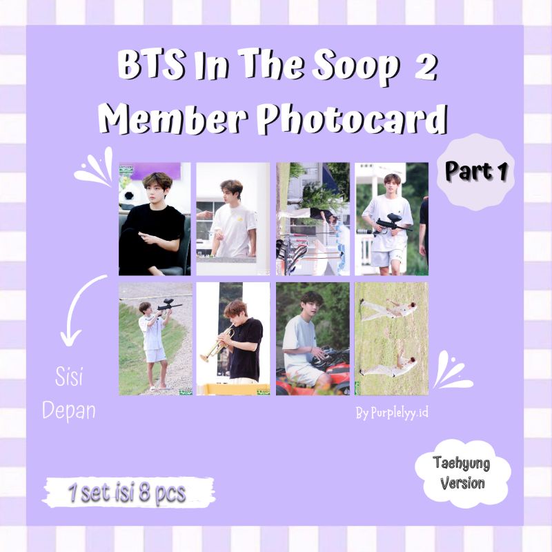 Bts IN THE SOOP SEASON 2 PHOTOCARD - part 1 | Shopee Malaysia