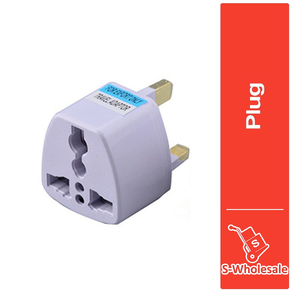 S-wholesale 3 Pin Conversion Plug Universal Adapter British Socket ...