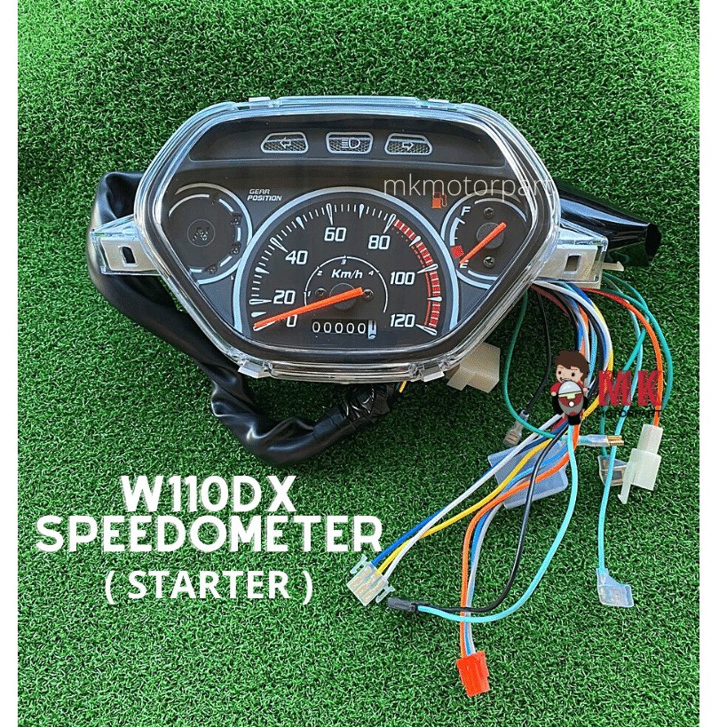 [ Sunmo ] *ELECTRIC STARTER* Honda Wave110 DX Meter Assy Wave 110DX ...