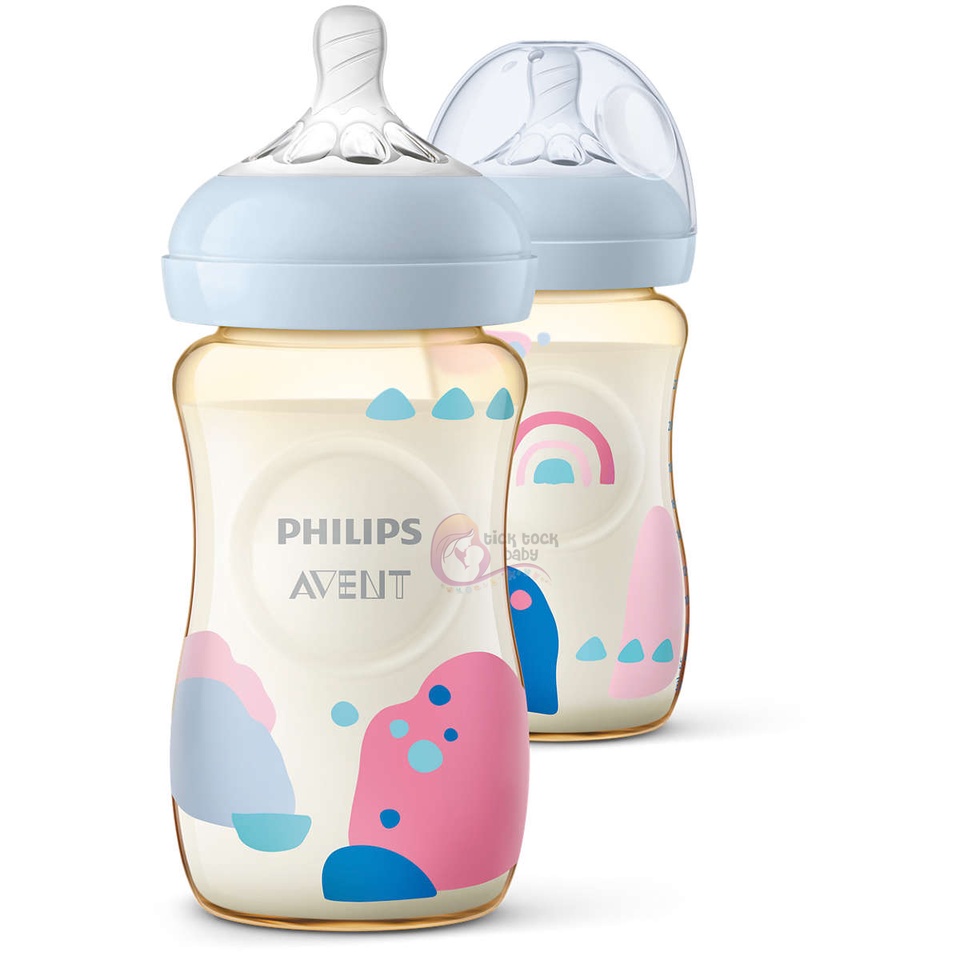 Philips Avent PPSU Natural Baby Bottle 9oz 260ml Botol Susu Bayi ...