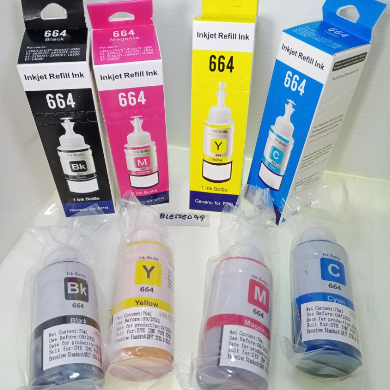 EPSON Printer Ink For L210 L220 L360 Model: T664【Stock Ready】 | Shopee ...