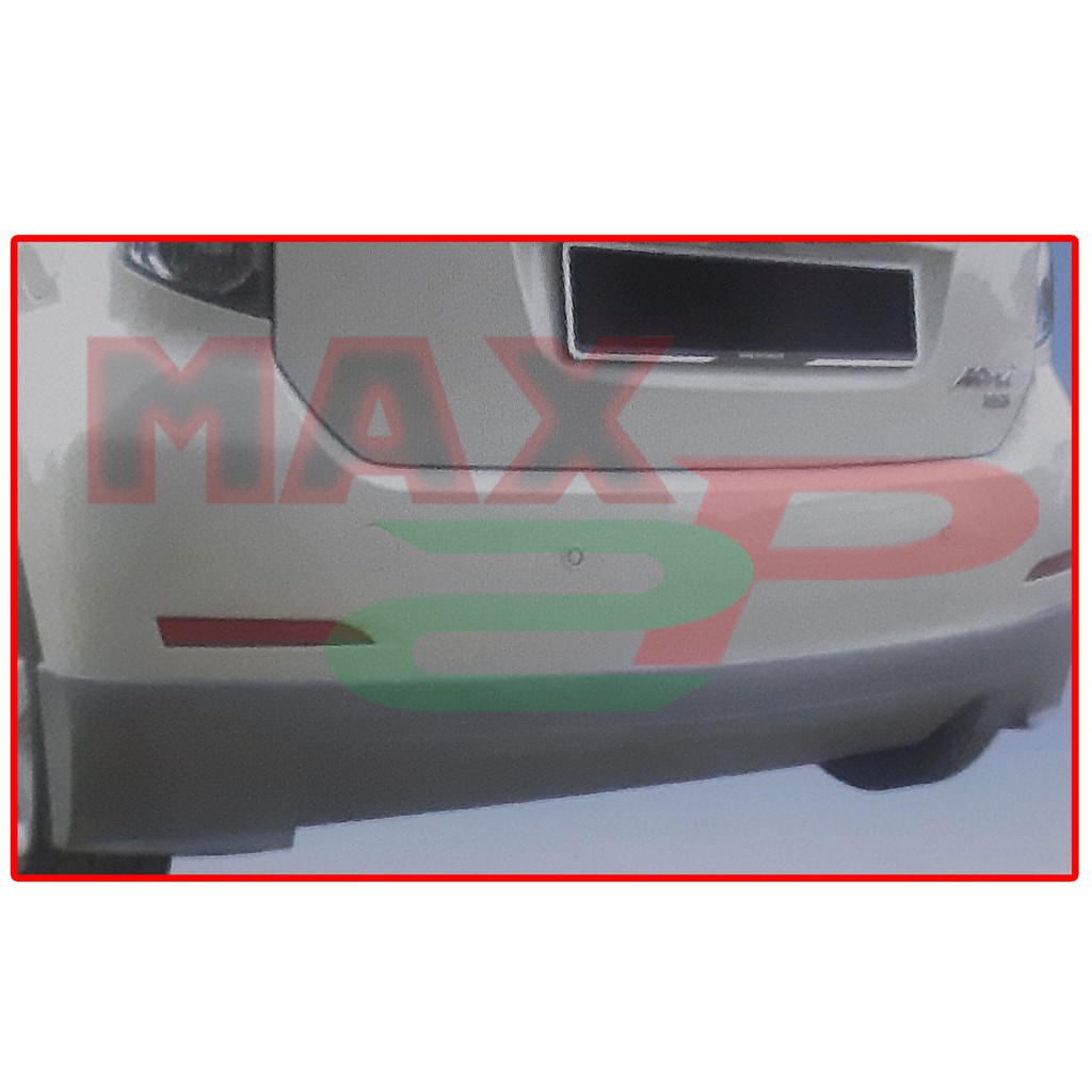 Perodua Myvi '09 (Gialla) Style Rear Back Skirt Lower Lip Spoiler ...
