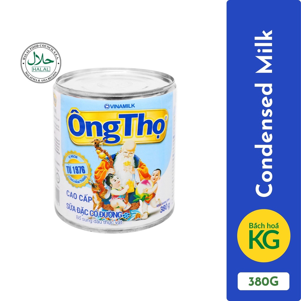 VINAMILK Ong Tho condensed milk 380g - Sữa đặc Ông Thọ nhãn xanh 380g ...