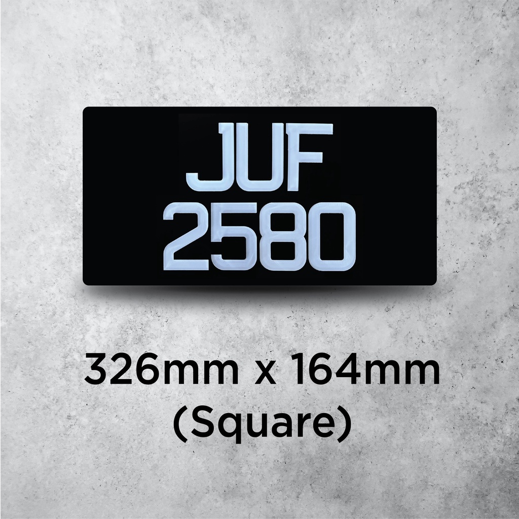 #C02_LK2 CRYSTAL NUMBER PLATE / ACRYLIC FONTS / CYSTAL NOMBOR PLAT ...