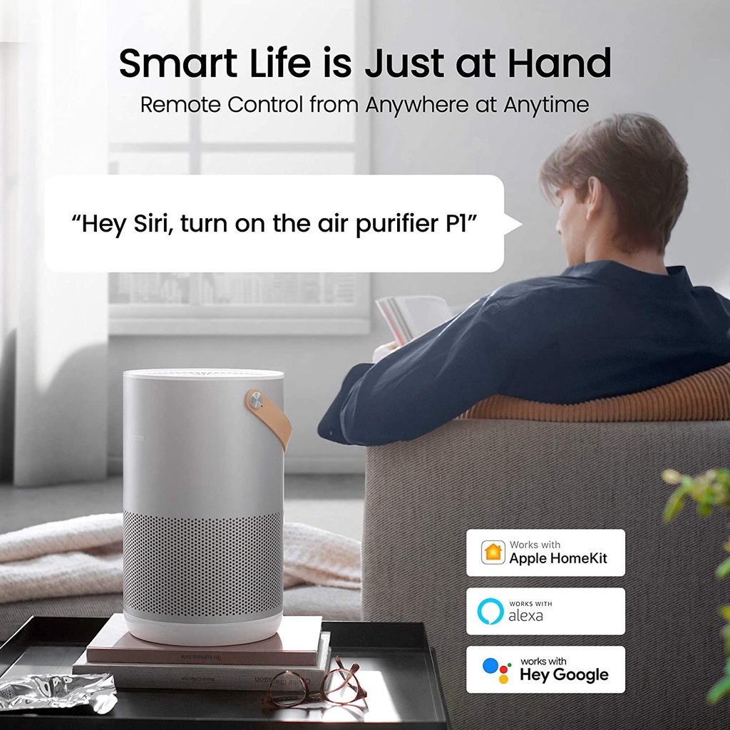 Smartmi Air Purifier P1 High-Efficient Purification - HEPA Filter ...