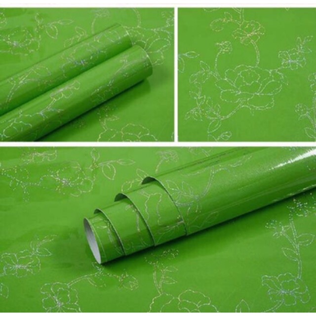 Self Adhesive PVC Wallpaper Furniture Wall Sticker Solid Color ...